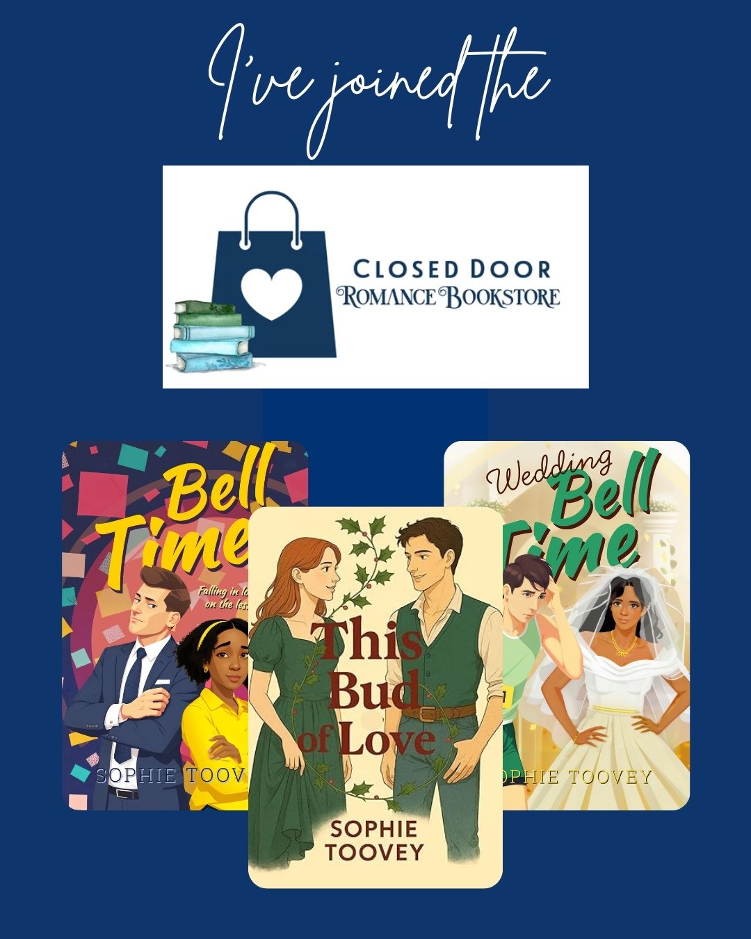 Closed door romance bookstore – Sophie Toovey