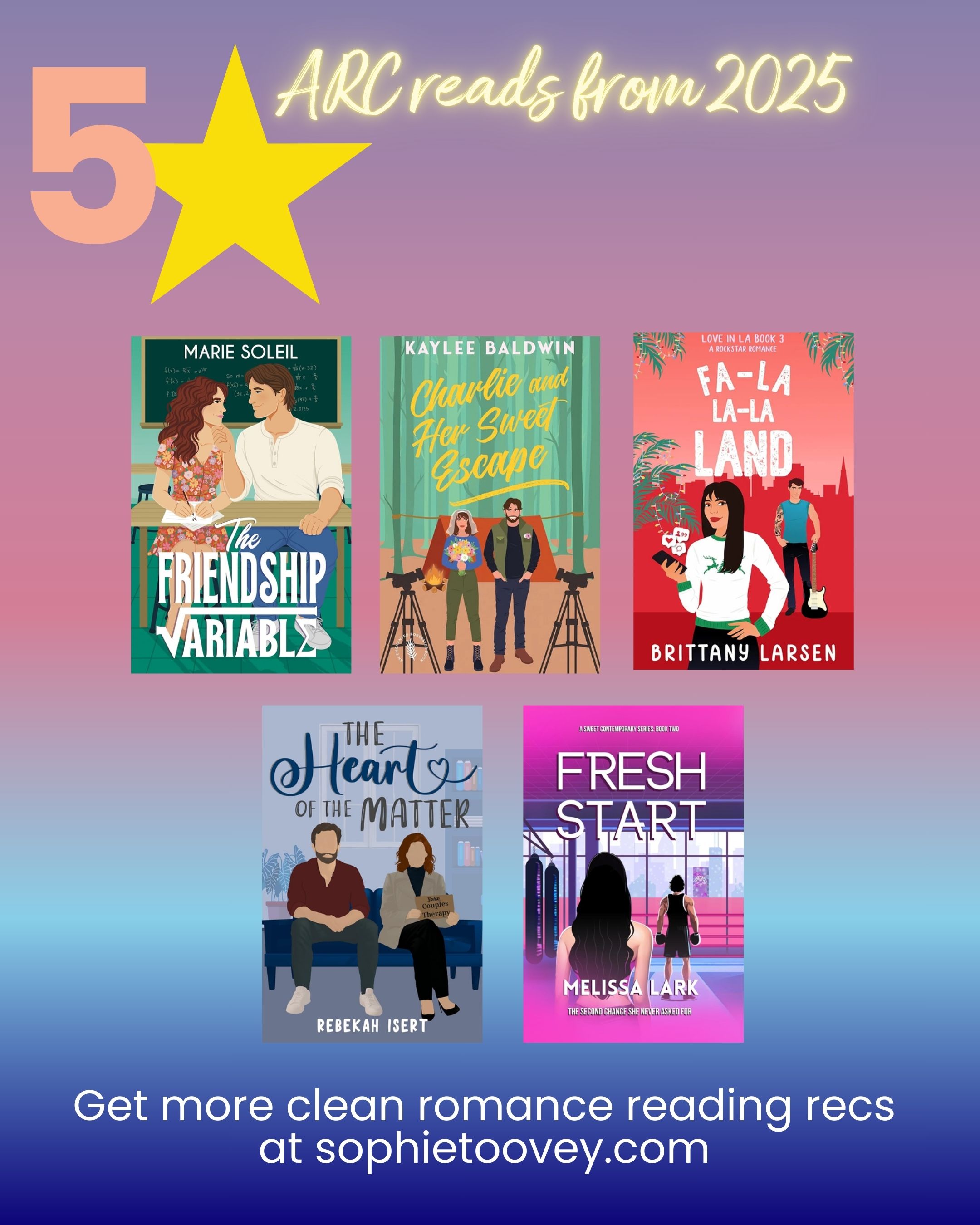 5 star ARC reads from 2025 – Sophie Toovey